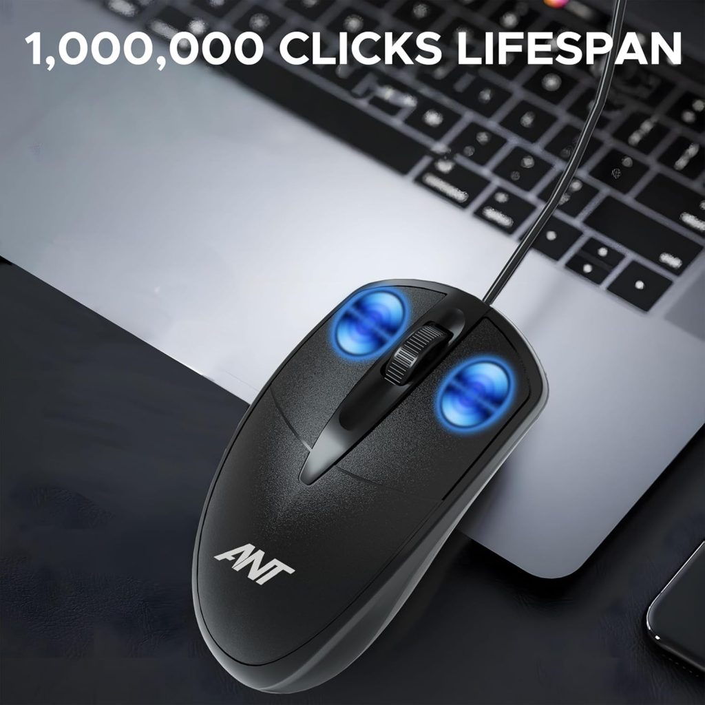 Ant Globe 10 Wired Optical Mouse with 1200 DPI - ANT E-SPORTS