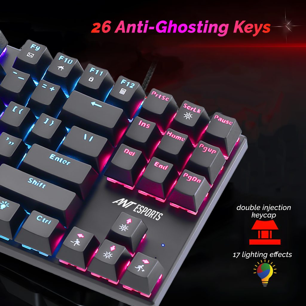 Ant Esports Scorpion MK20 Mechanical Black Wired keyboard - ANT E-SPORTS