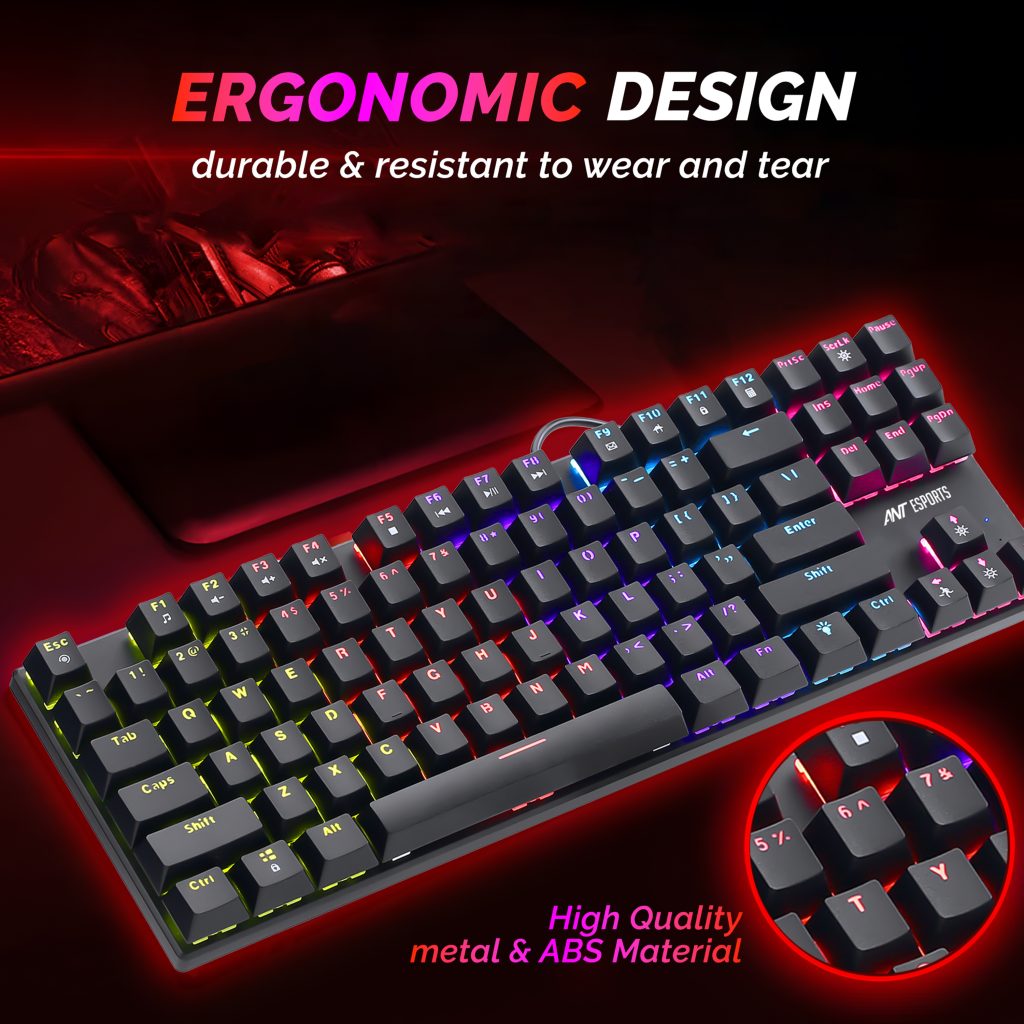 Ant Esports Scorpion MK20 Mechanical Black Wired keyboard - ANT E-SPORTS