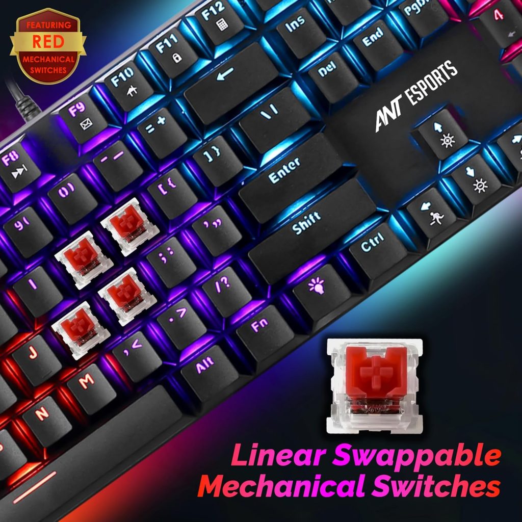 Ant Esports Scorpion MK30 Wired Mechanical black gaming keyboard - ANT ...