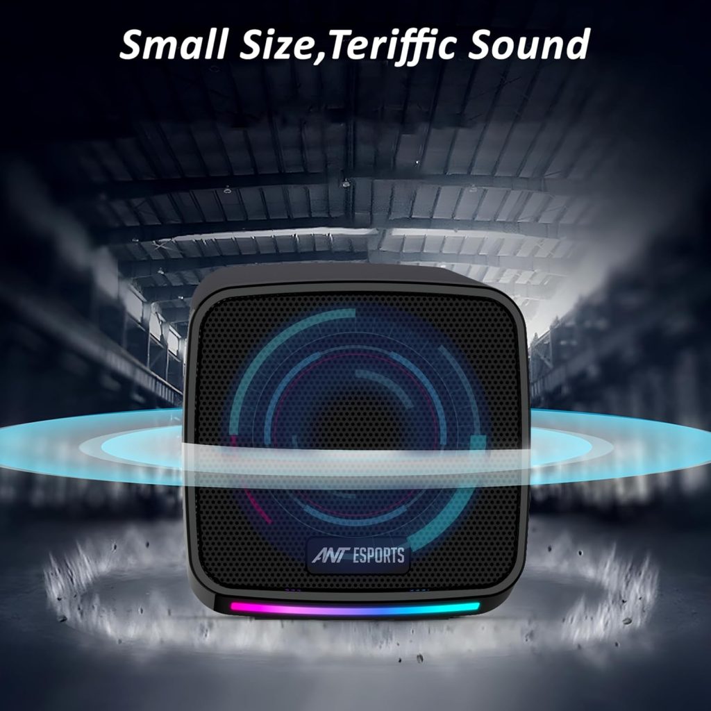 Ant Esports GS195 Computer Speakers with Colorful RGB Lights 10Watts ...