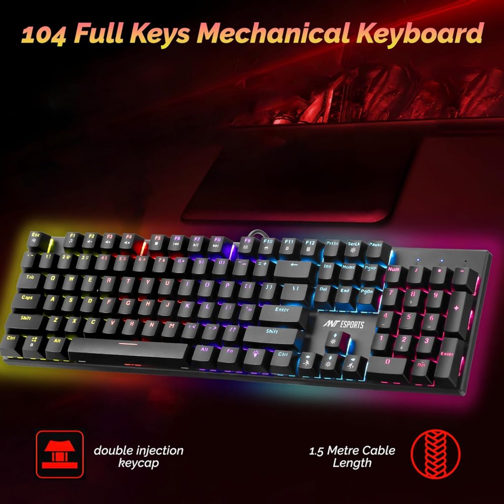 Ant Esports Scorpion MK30 Wired Mechanical black gaming keyboard - ANT ...