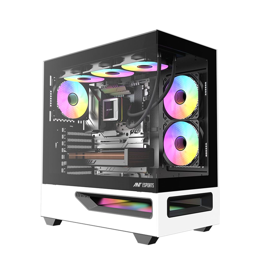 Ant Esports Crystal Spectra Mid Tower (E-ATX/ATX/M-ATX/M-ITX) Gaming ...