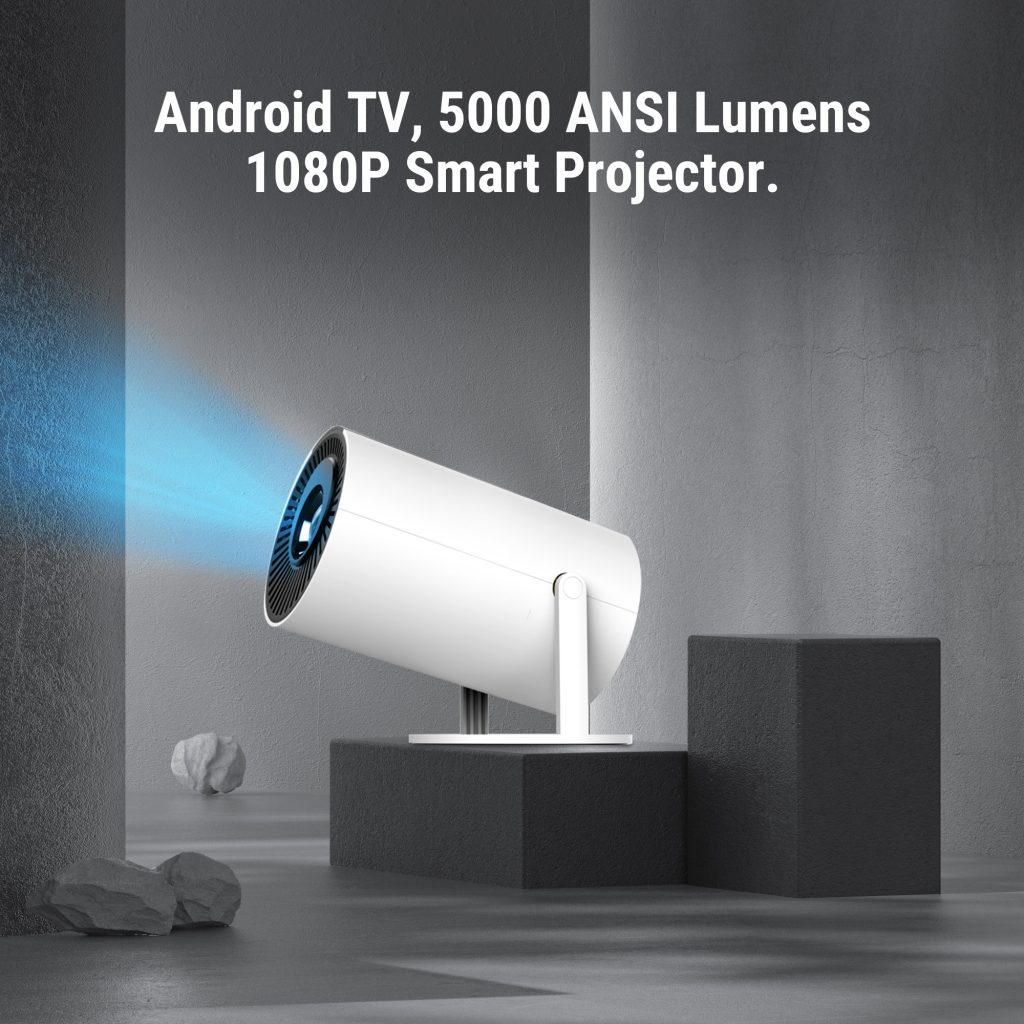 Ant Esports View 521 V2 Snow White 5000 lumens FHD(1080P) Android Smart ...