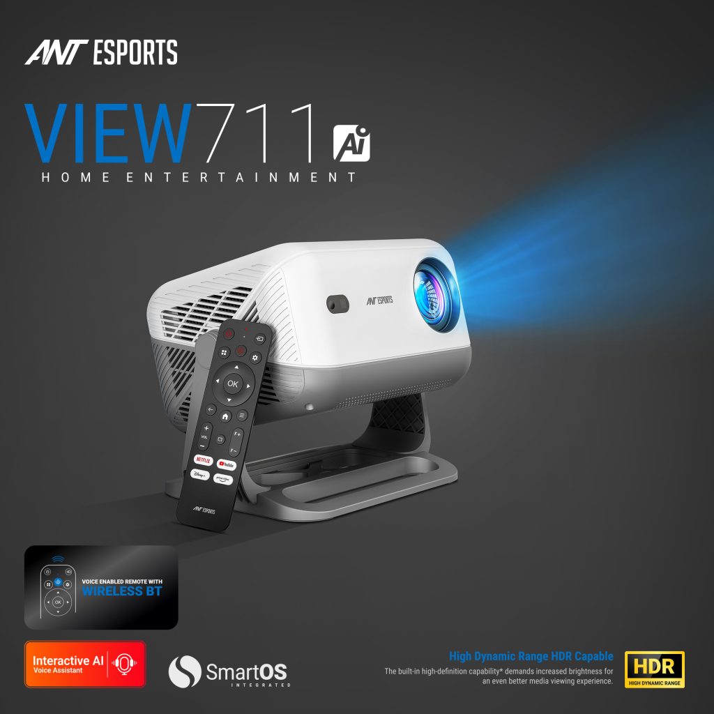 Ant Esports View711AI projector Black & Grey - ANT E-SPORTS