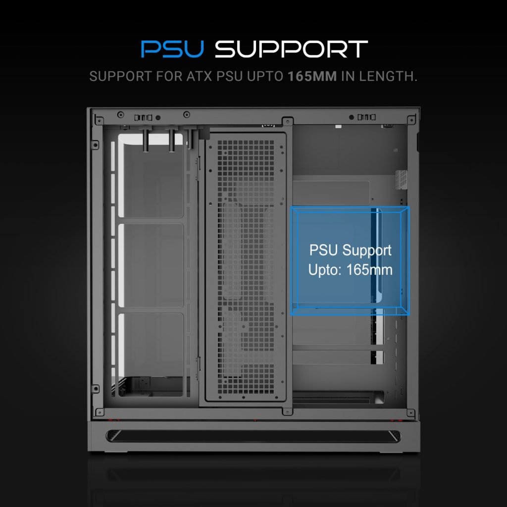 Ant Esports Crystal Arc Pro ATX/M-ATX/ITX Gaming Cabinet Black 5X120mm ...